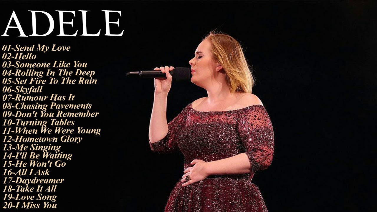 ADELE Greatest Hits Top Hits Adele Best Love Songs Adele Best Playlist ...