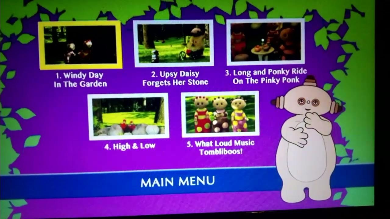 dvd menu walktrough in the night garden windy day in the garden UK DVD ...