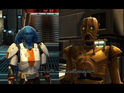 SWTOR: C2-N2 Conversation | Trooper | ♂️ Male Twi'lek | 🔵 Light Side ...