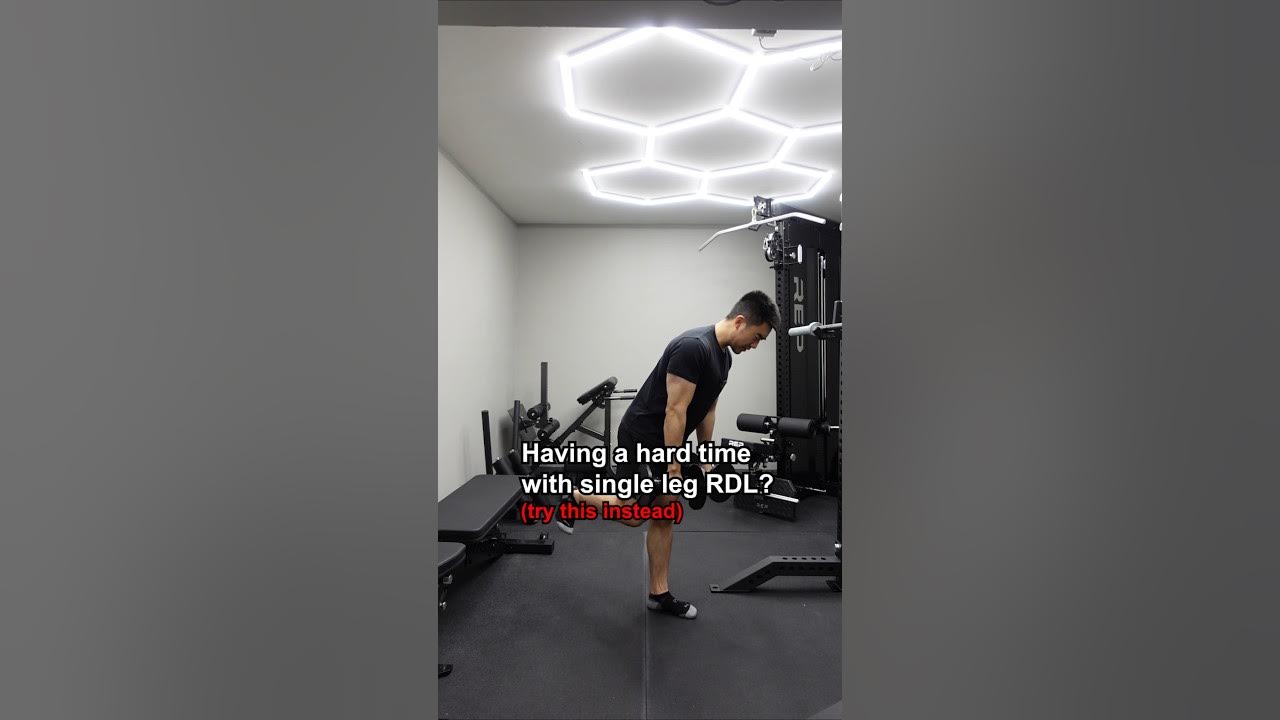 Single leg RDL alternative - YouTube