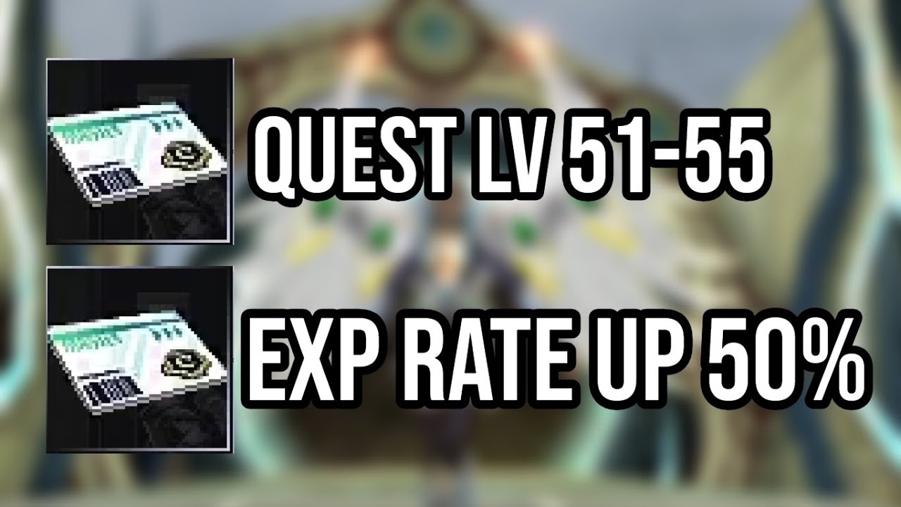 QUEST EXP 50% - RF Remastered - YouTube