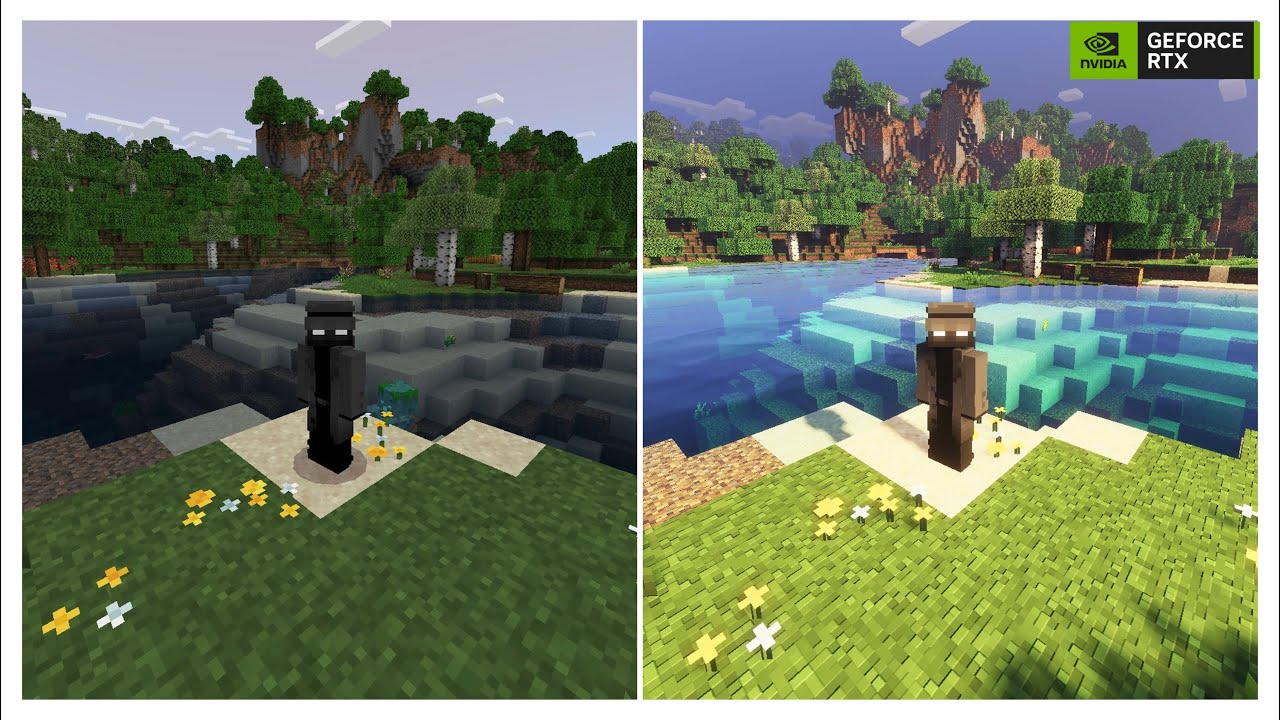 Minecraft bedrock (PS5) Vanilla Shaders, so pretty.. - YouTube