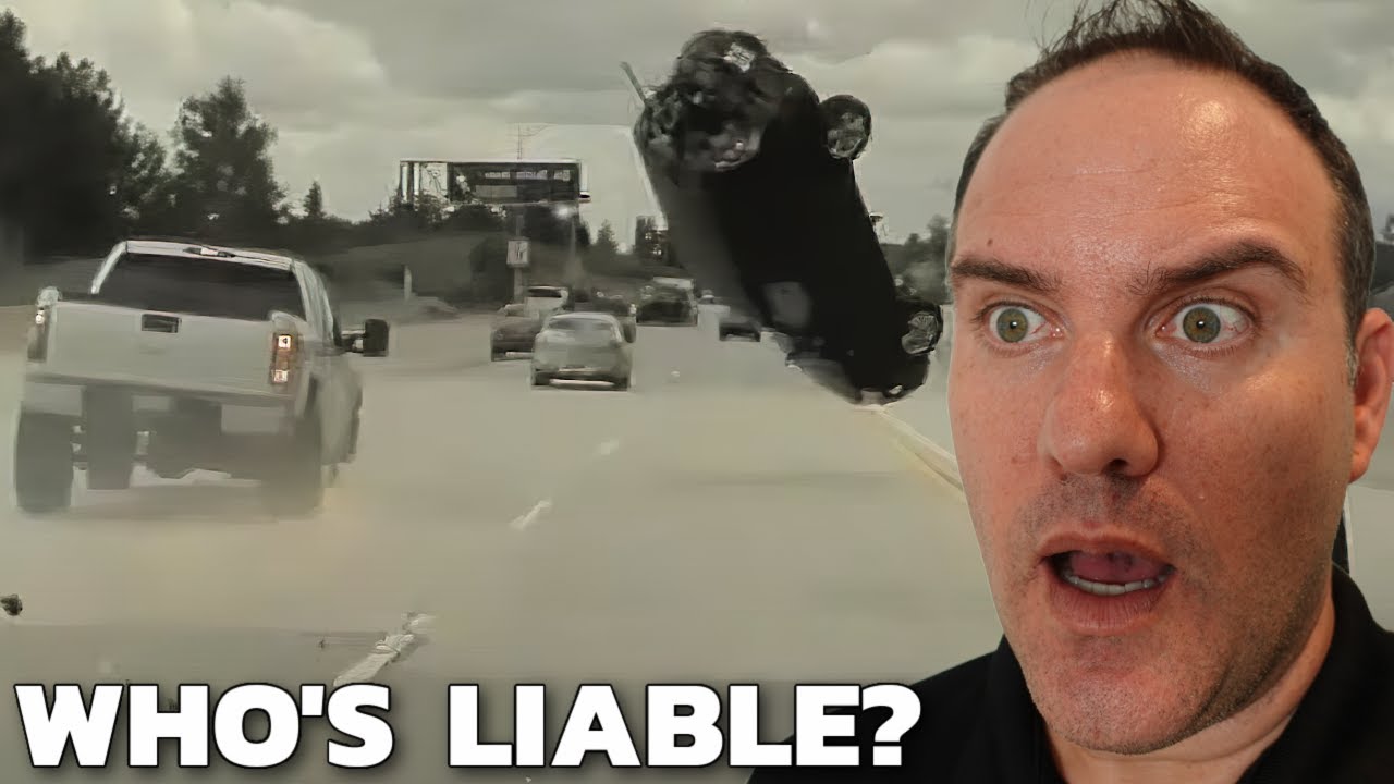 Lawyer Reacts to Insane Car Crash Caught on Camera - YouTube