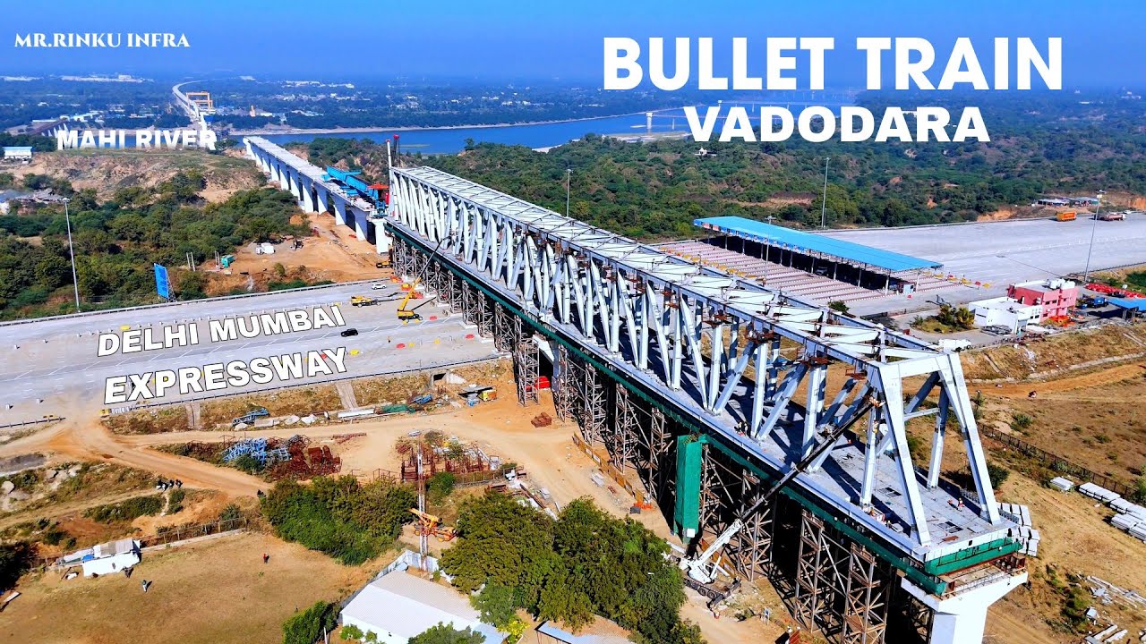 India's First High Speed Rail Update | Delhi Mumbai Expressway Crossing ...