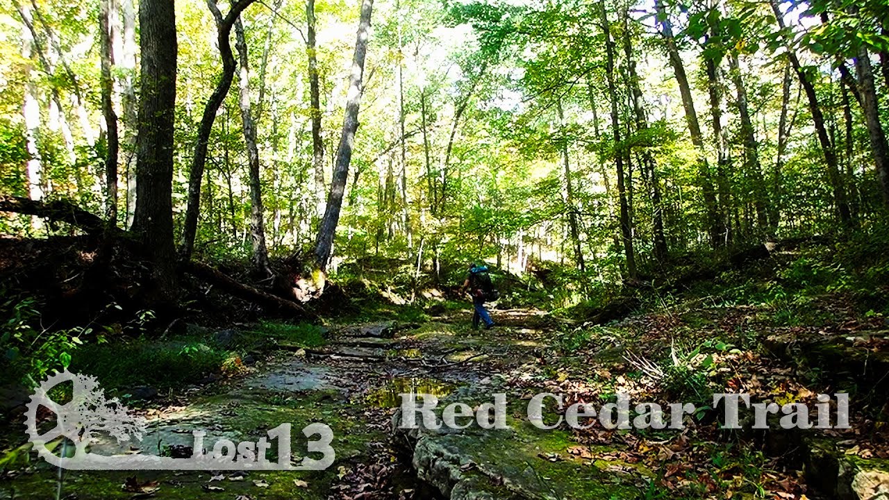 Hiking the Red Cedar Trail - YouTube