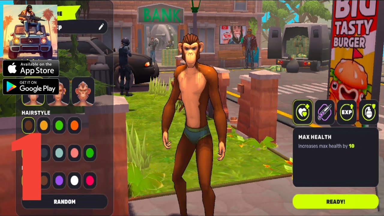 Epic Apes: MMO Survival - Gameplay (Android/iOS) - Part 1 - YouTube