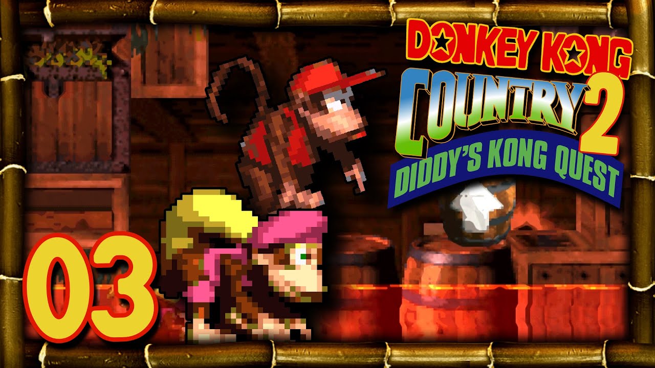 Let's Play DONKEY KONG COUNTRY 2 - DIDDY'S KONG QUEST - Part 3: Squawks ...