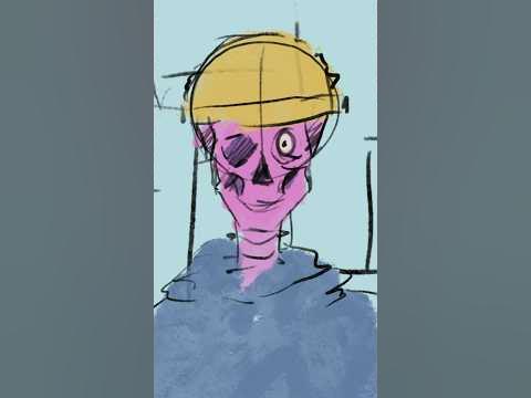 Walk cycle 2d animation (procreate dreams) - YouTube