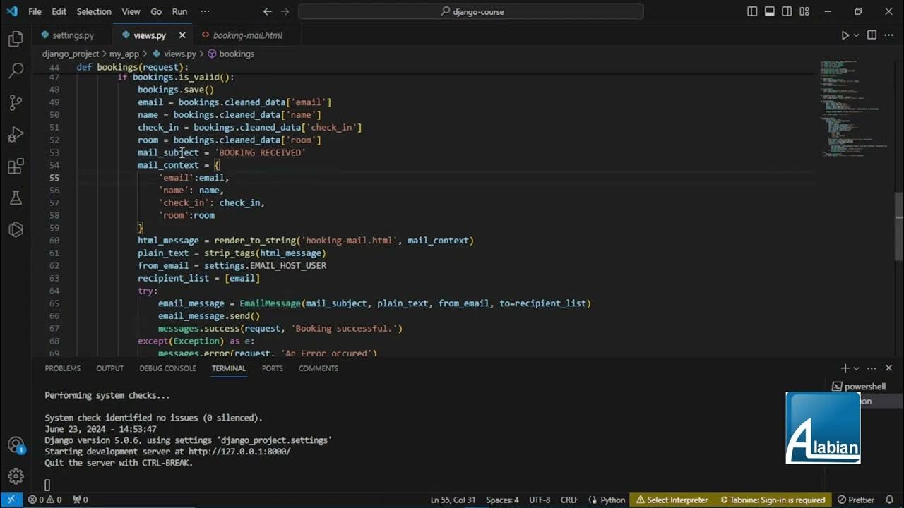 13 Sending Emails With Django Setup Configuration And Usage Youtube