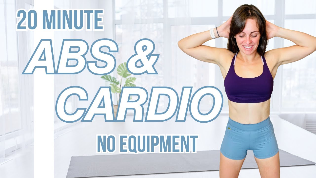 20-Min Cardio & Ab Burner Workout - No Repeats & No Equipment 🔥 - YouTube