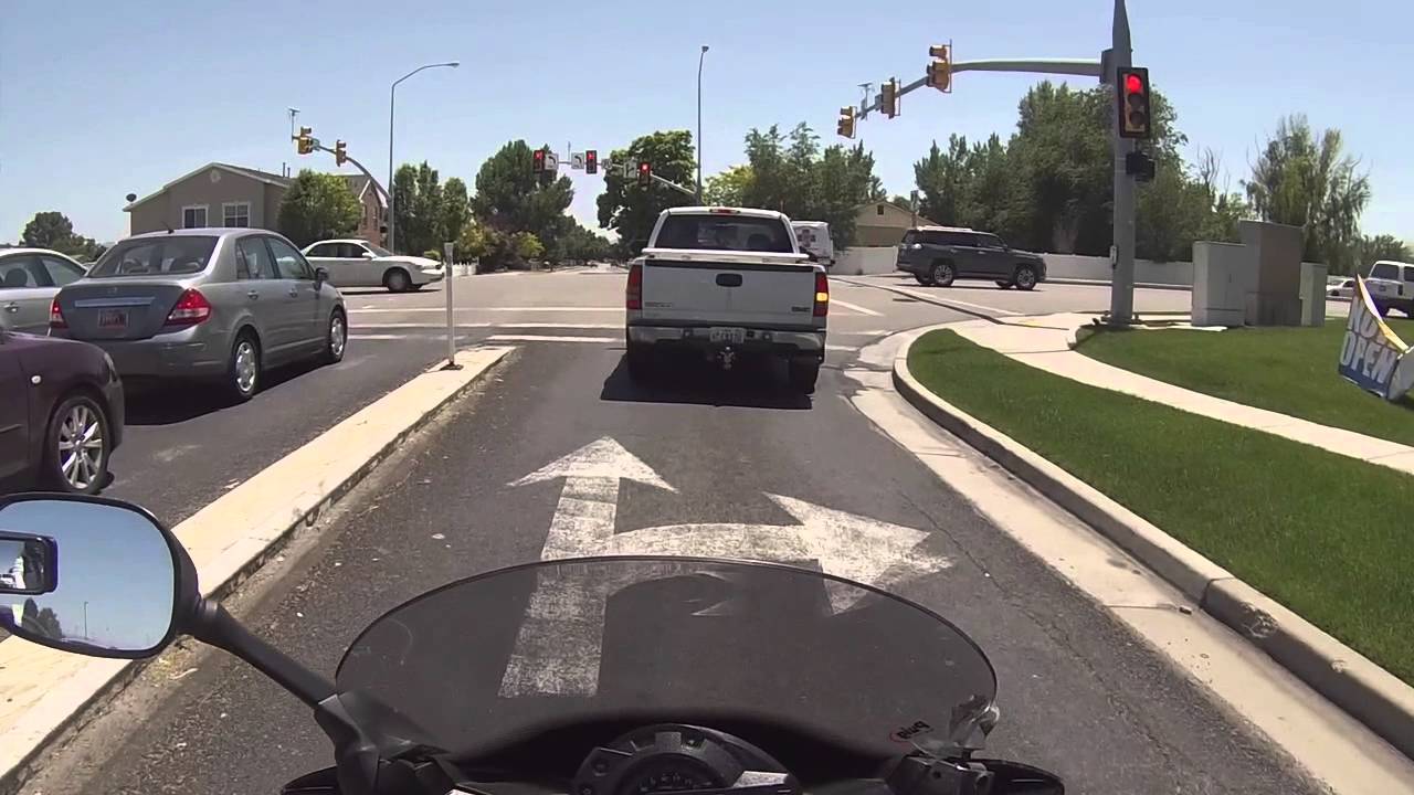 Drive-thru on a motorcycle - YouTube