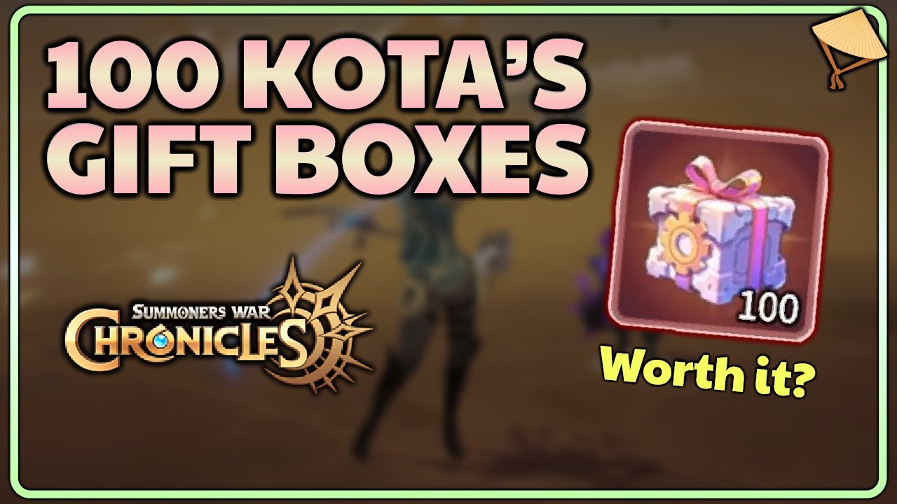 OPENING 100 KOTA'S GIFT BOXES - Is it worth it? - Summoners War ...
