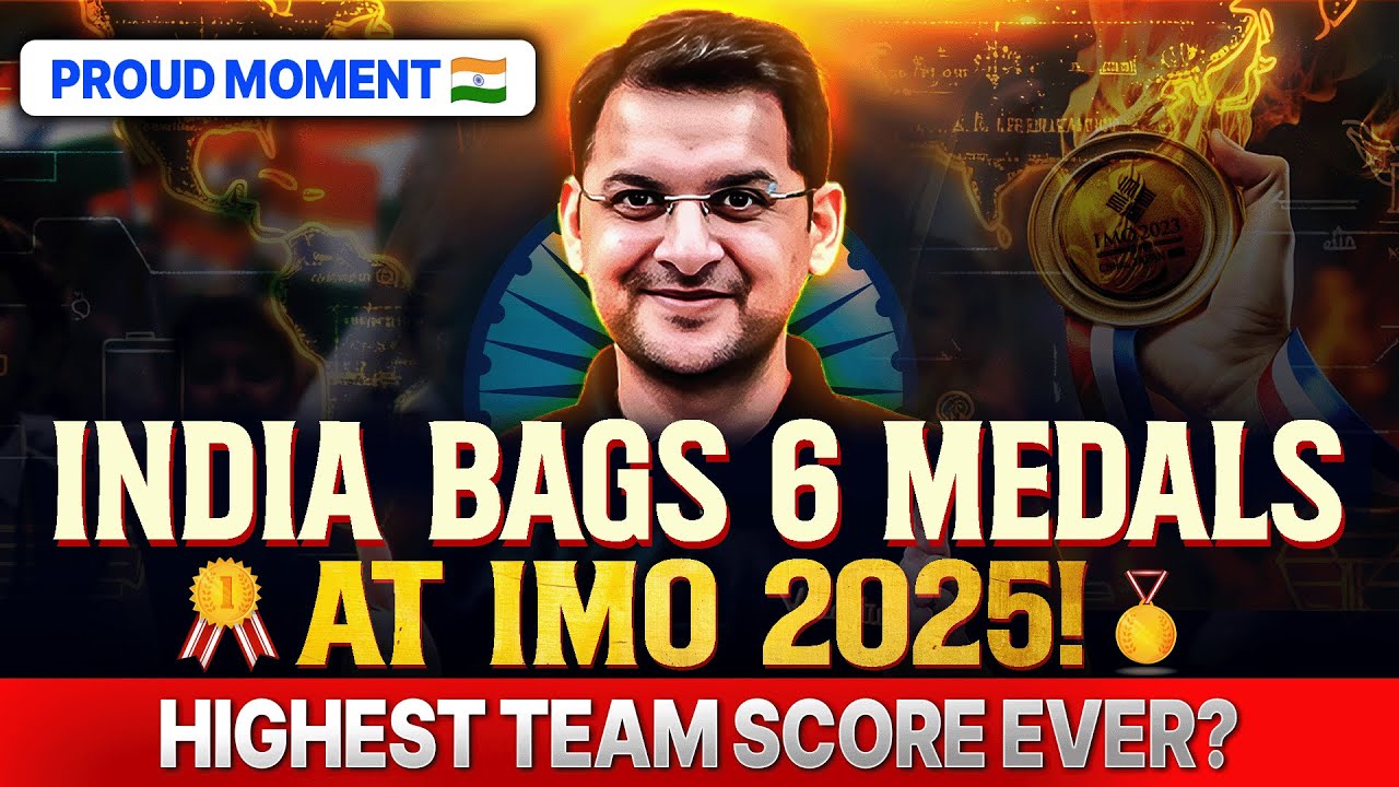 Proud Moment: India Bags 6 Medals at IMO 2025! | HIGHEST TEAM SCORE ...