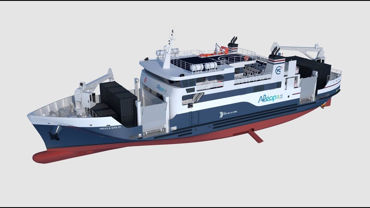 Insula Oya III - Ropax ferry design - YouTube