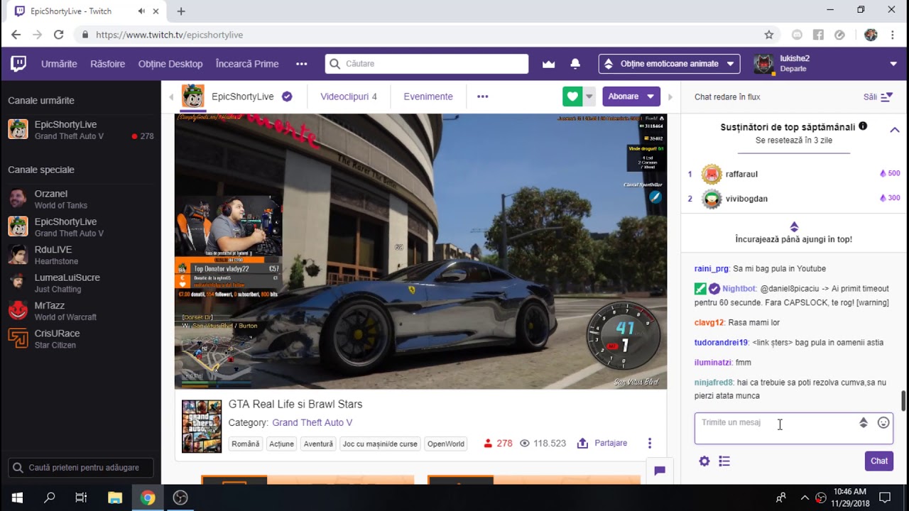 Momentu cand i-se inchide canalul de Youtube alui Epic Shorty - YouTube