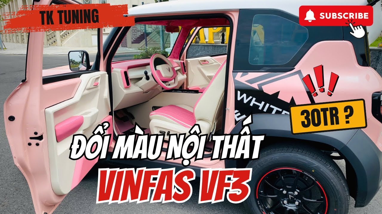 30Tr - Đổi màu Full nội thất Vinfas VF3 tại Xưởng Độ TK TUNING # ...