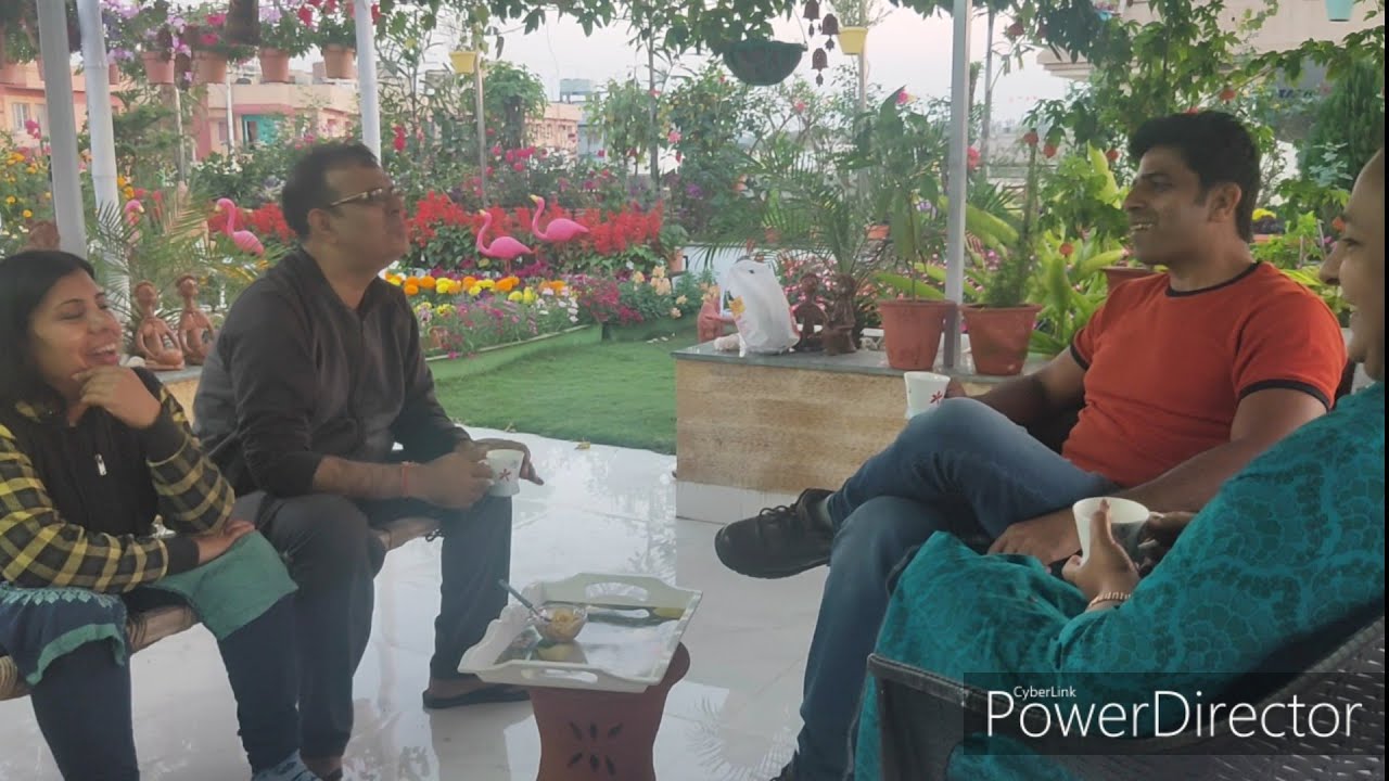 Terrace Garden || Our friend's terrace garden overview || Gautam ...