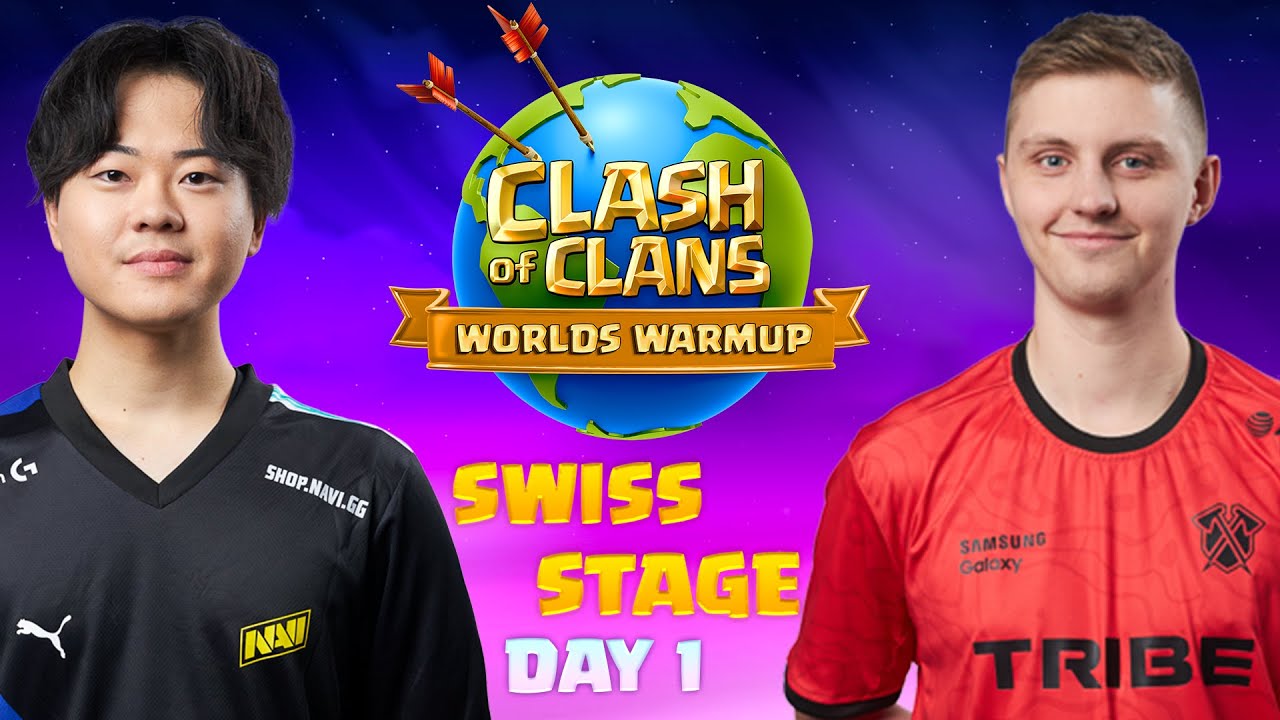 NAVI vs TRIBE WORLD'S CHAMPIONSHIP WARMUP in Clash of Clans - YouTube