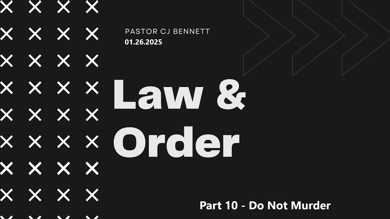 Law & Order: Part 10 Commandment #6 Do Not Murder - Part 3 (Exodus 20: ...