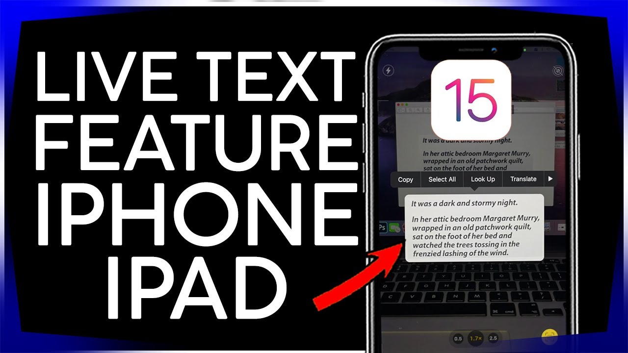 How to use Live Text Feature on iPhone iPad iOS15 #livetext - YouTube