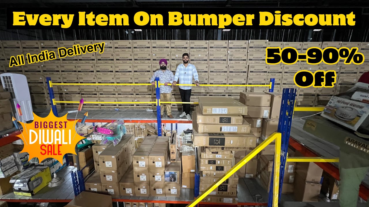 Every Item On Bumper Discount || Crockery Electronics Footwear || 50-90 ...