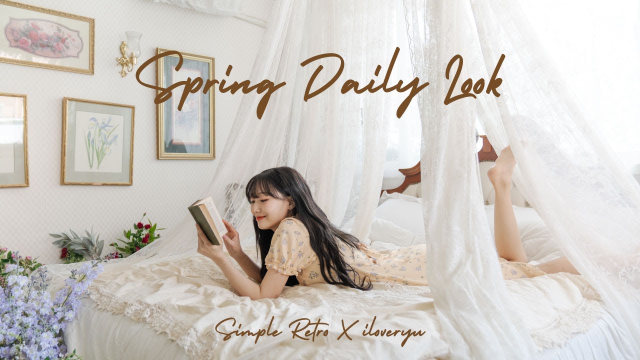 Simple Retro와 함께하는 봄 데일리룩! | ootd, 봄원피스, 봄 코디 - YouTube