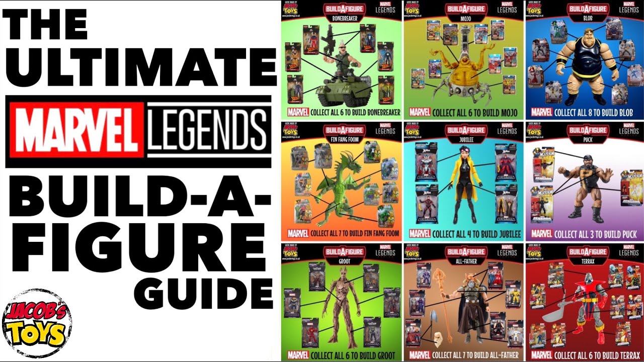 BRAND NEW character sheets for every Marvel Legends Build-A-Figure ...