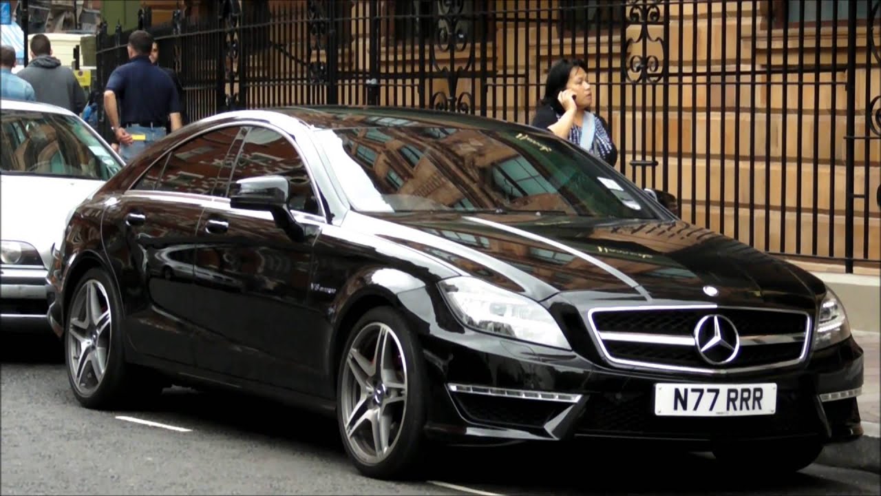 Mercedes CLS 63 AMG. V8 Biturbo. Walkaround. Knightsbridge, London ...