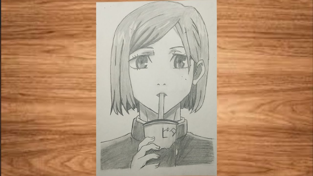 How to draw nobara kugisaki || JUJUTSU kaisen drawing #nobarakugisaki ...