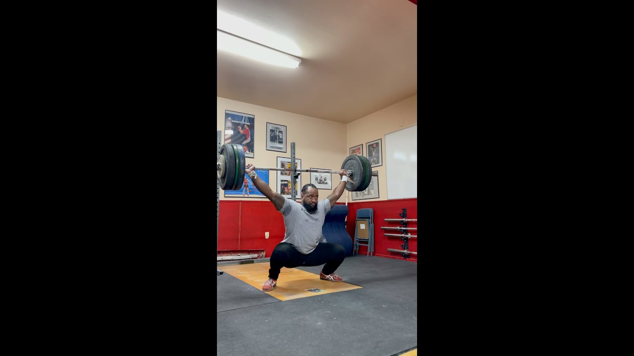 Full snatch session up to 242lbs(110kg) - YouTube