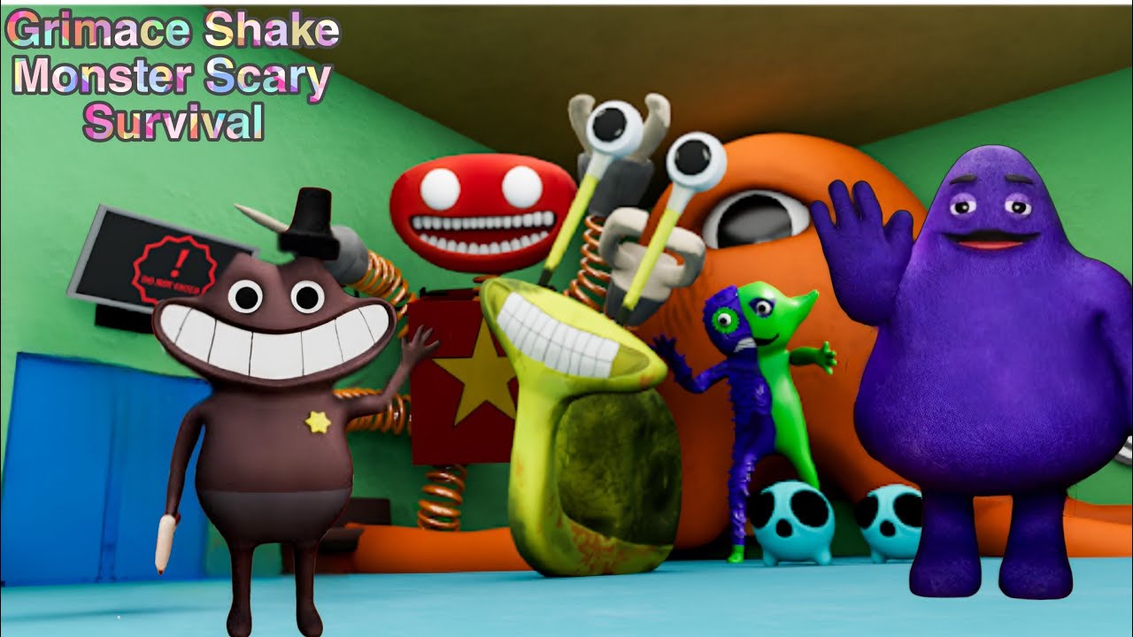 Grimace Shake Monster Scary Survival (Full Game) Android Gameplay ...
