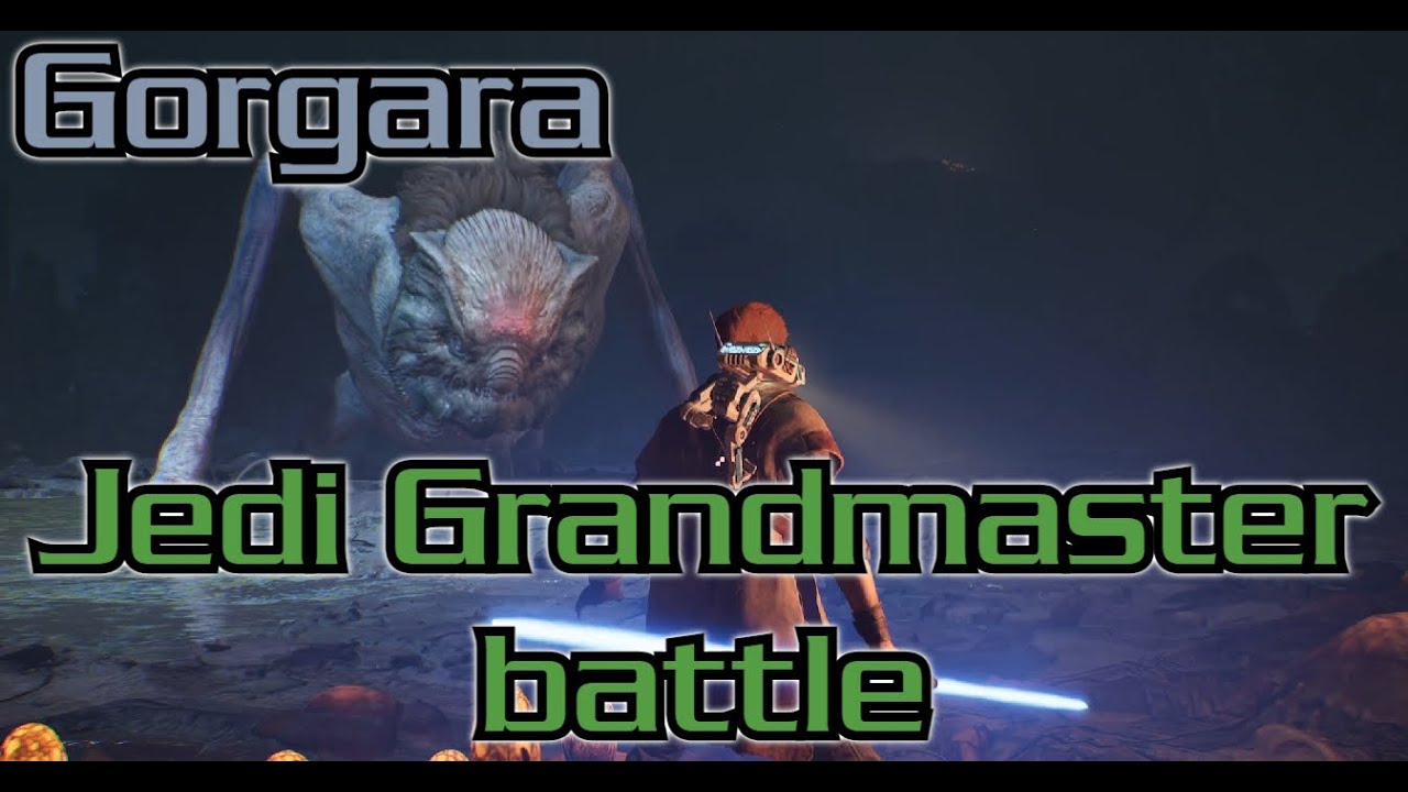 Star Wars Jedi: Fallen Order Gorgara Battle - Jedi Grandmaster ...