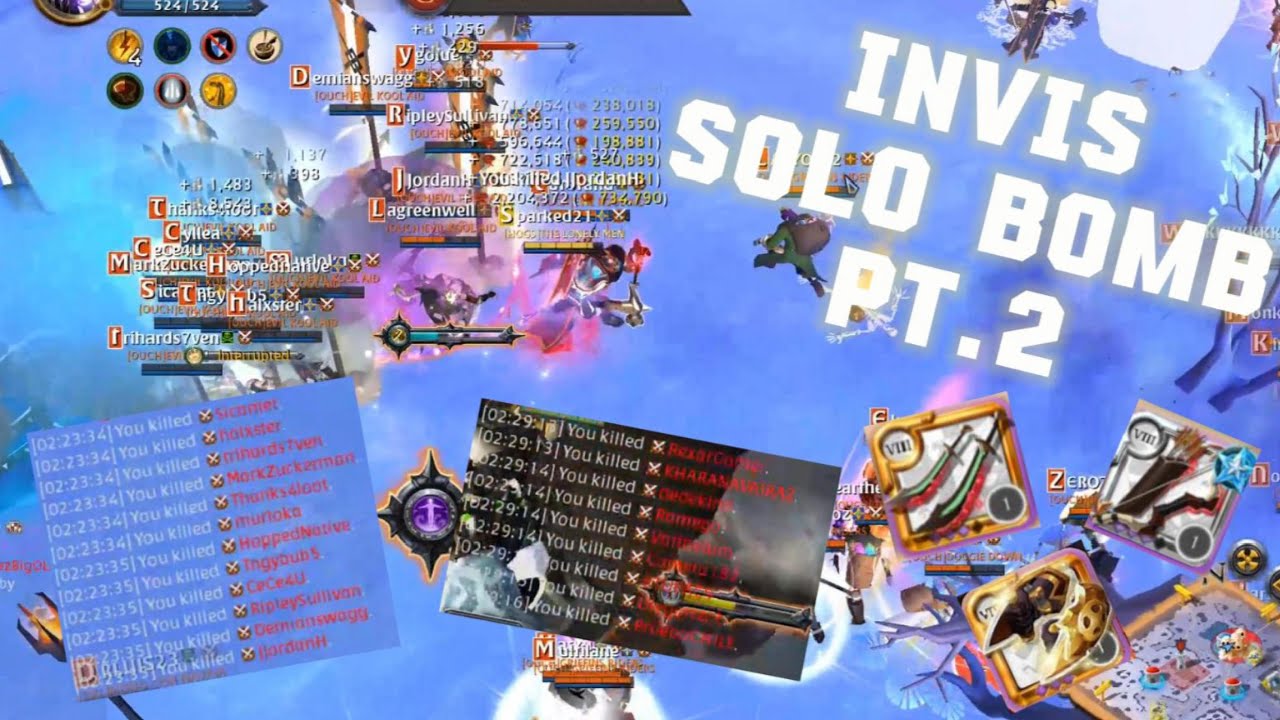 SOLO INVIS BOMB PT.2 || Albion Online - YouTube