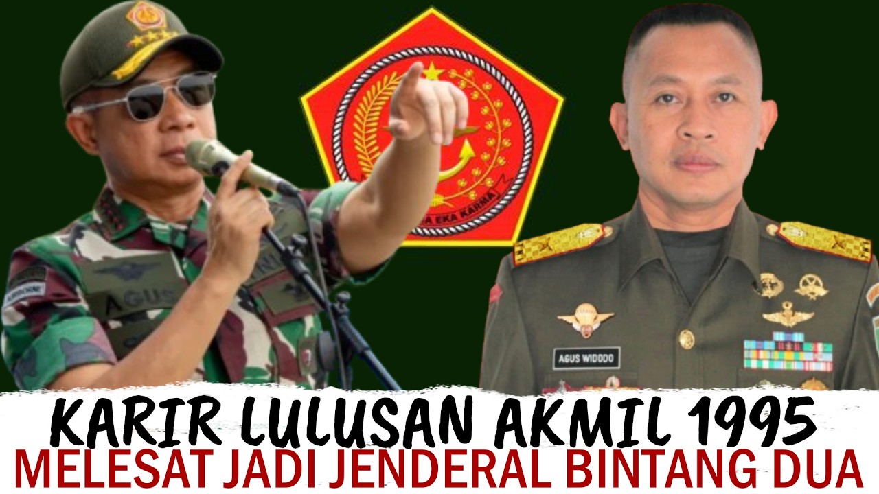 SOSOK JENDERAL KOPASSUS AGUS WIDODO PROMOSI BINTANG DUA JADI DIRJEN ...