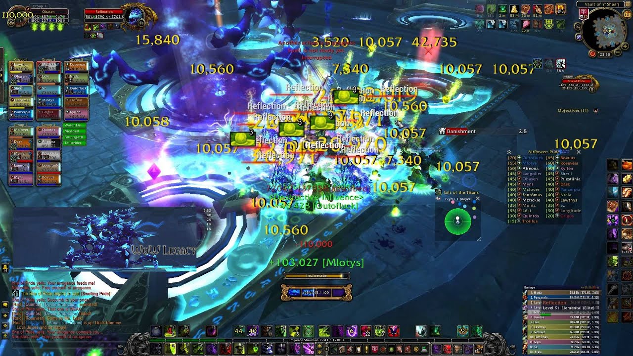 WoW Legacy vs Sha of Pride HC [25man] - YouTube