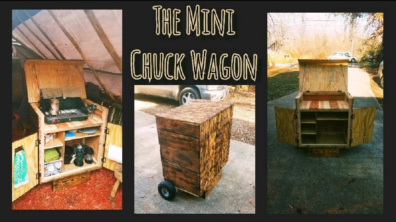 I BUILT A MINI CHUCK WAGON FOR THE CAMP!!! - YouTube