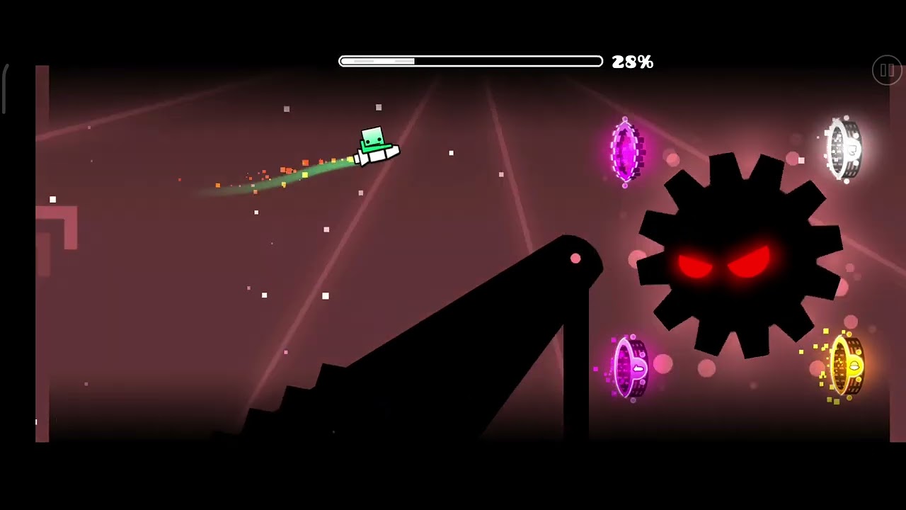 Geometry Dash / Gear 100% run - YouTube