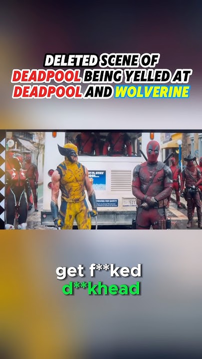 DELETED SCENE of Deadpool yelled at by Deadpool Corp! Deadpool and Wolverine Cameos Ryan ...