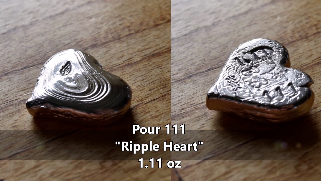 Lots of Lovely Silver - Ripple Series pours 108 to 118! - YouTube