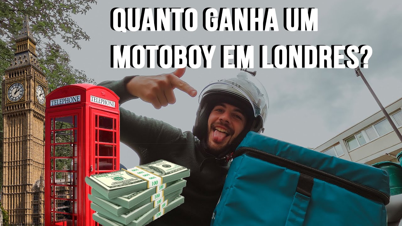 7000 REAIS Em 1 Semana Como Motoboy De Aplicativo Em LONDRES YouTube