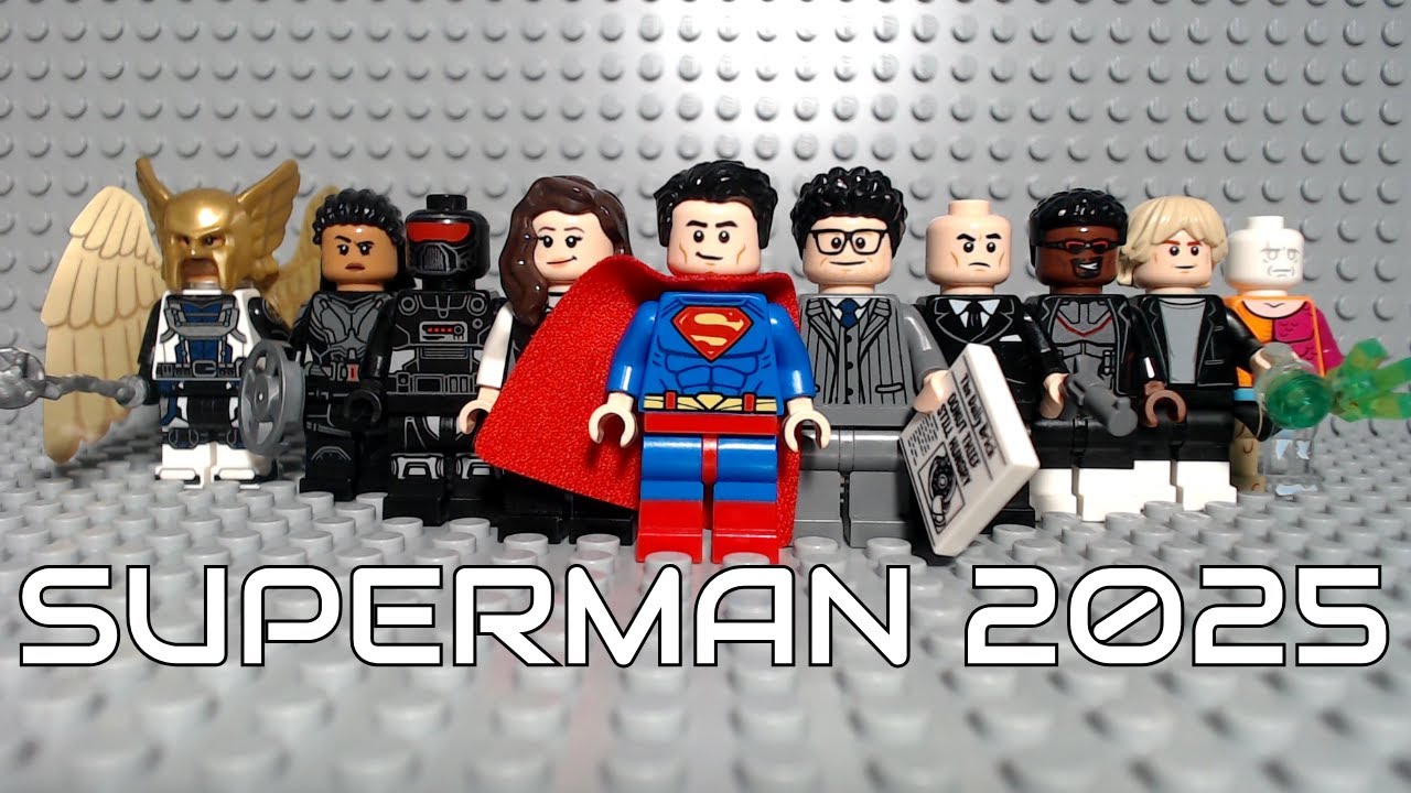 I Built CUSTOM LEGO Minifigures from SUPERMAN 2025... - YouTube