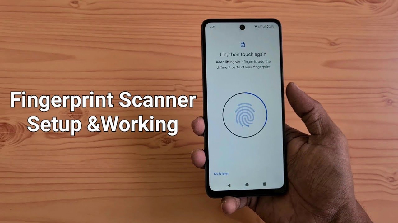 Moto G04 | Moto G04s : Fingerprint Scanner Setup & Working - YouTube
