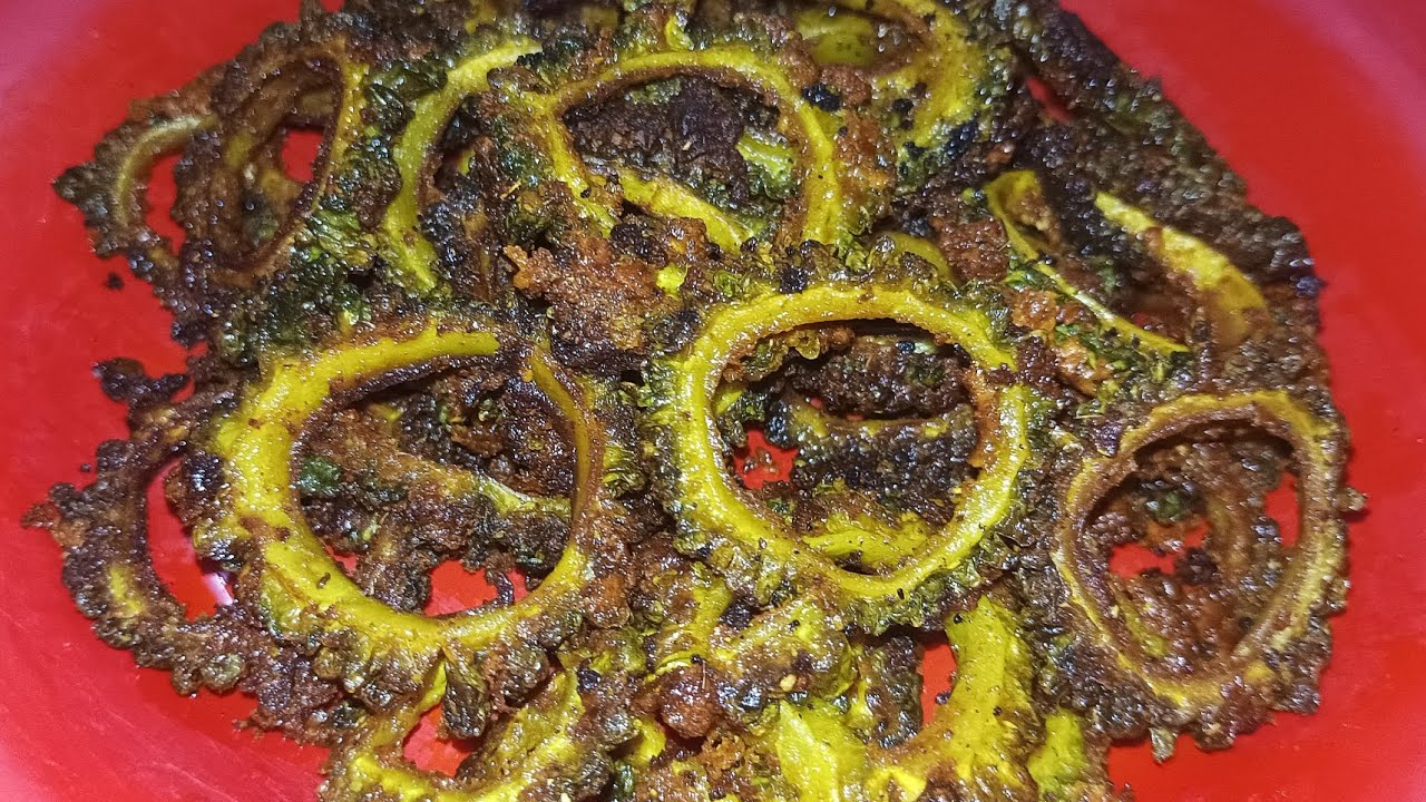 Masala bitter gourd fry recipe/Masala karela fry recipe - YouTube