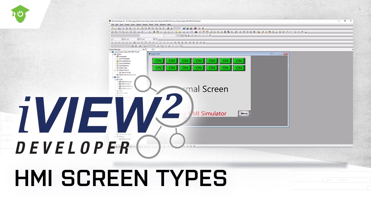 IMO iView HMI Screen Types - YouTube
