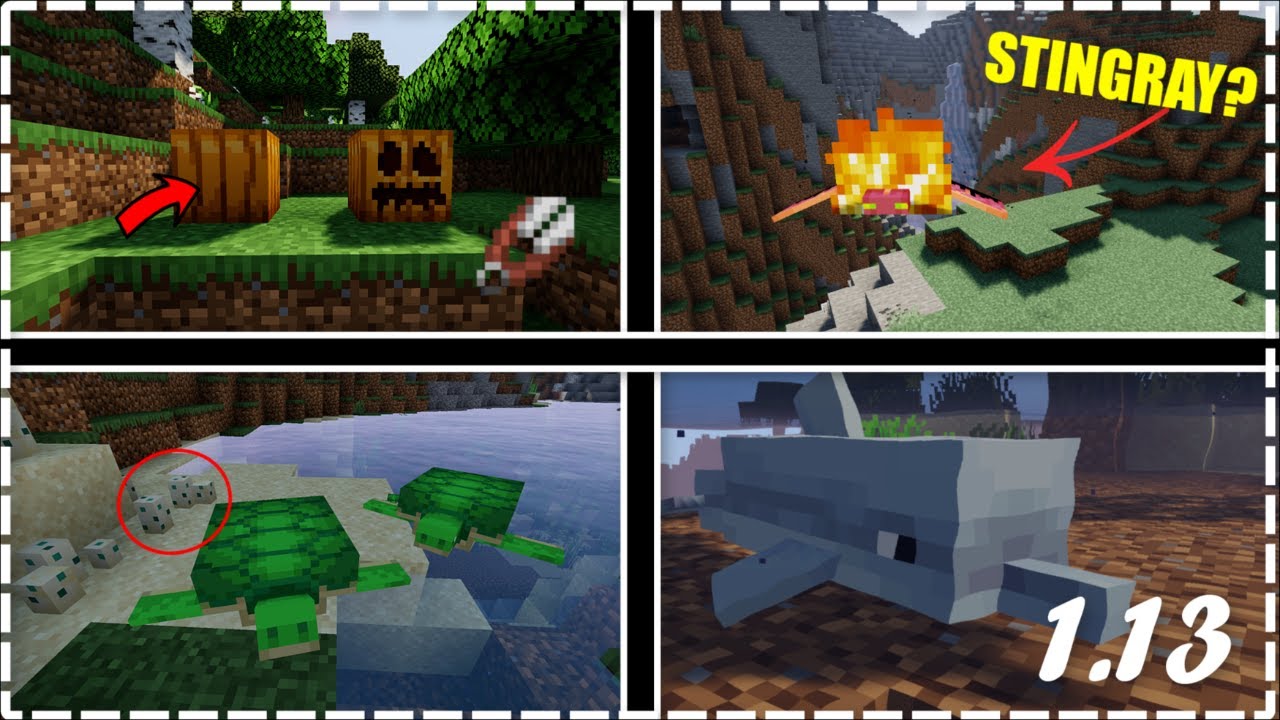 Minecraft 1.13 Aquatic Update - Things you didn't know (Release Date ...