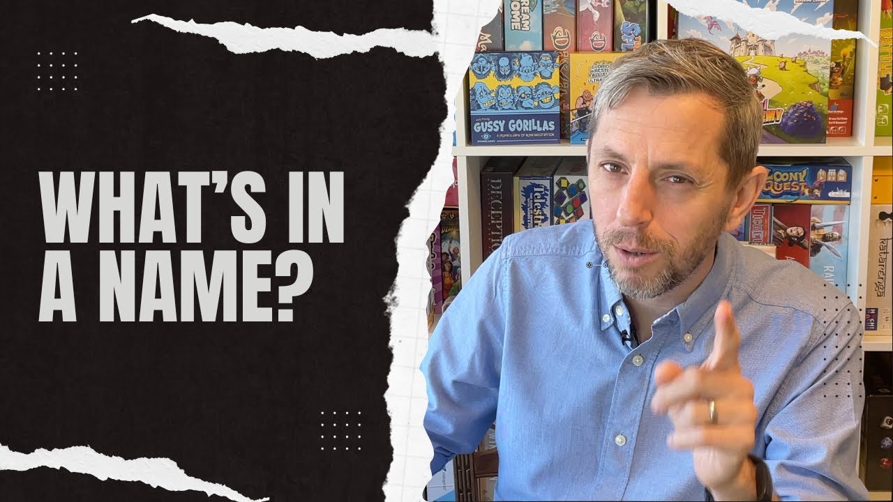 Why your board game TITLE matters! - YouTube