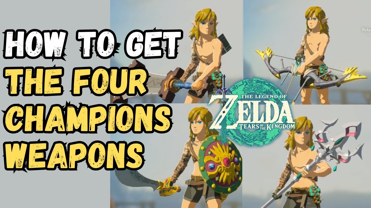 Tears of the Kingdom: How to get the four champions weapons - YouTube