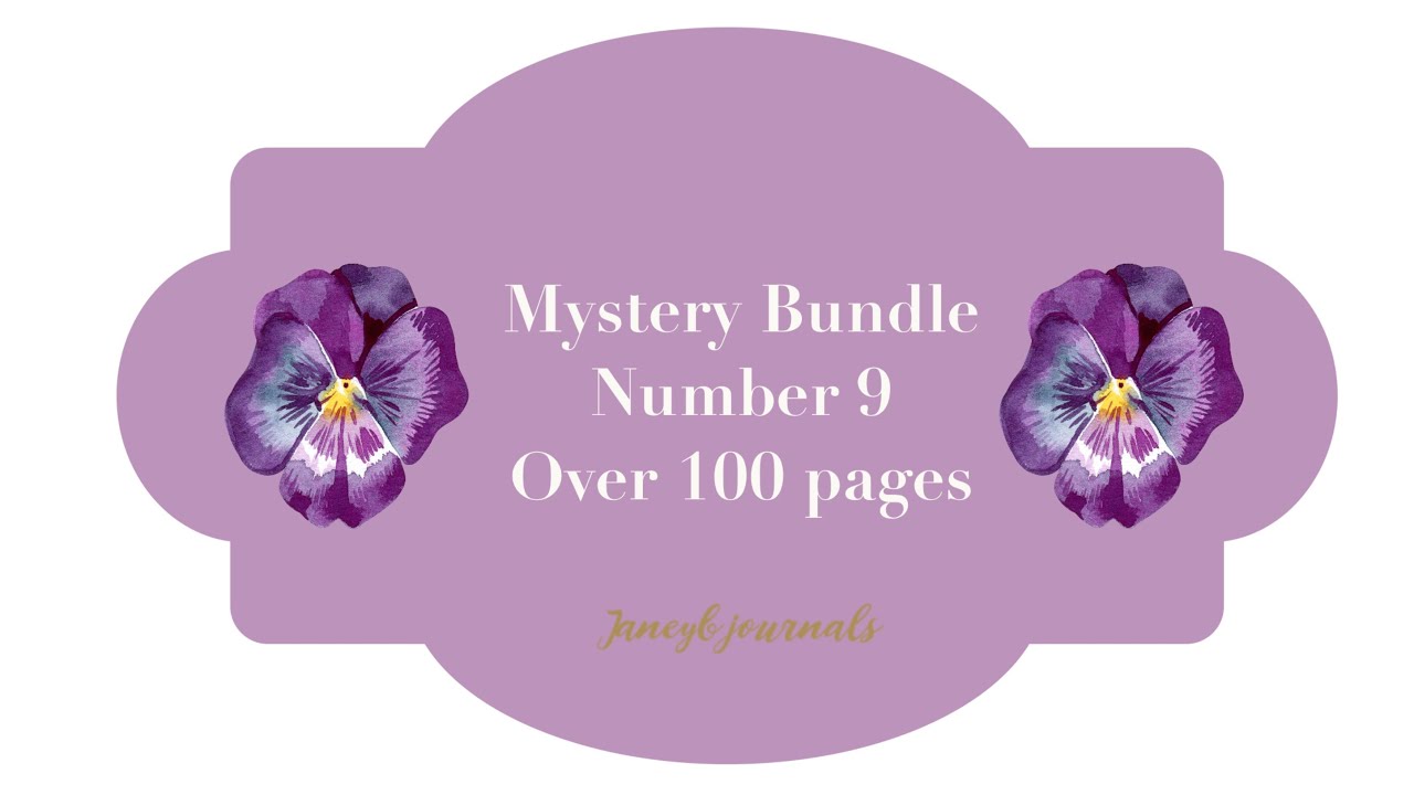 Mystery Bundle Number 9, junk journal papers - YouTube