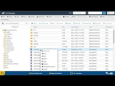 How to block all PHP files in a particular folder in cPanel | YottaSrc - YouTube