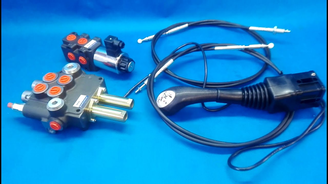 Hydraulic valve kit 3 functions double acting tractor loader 3rd ...